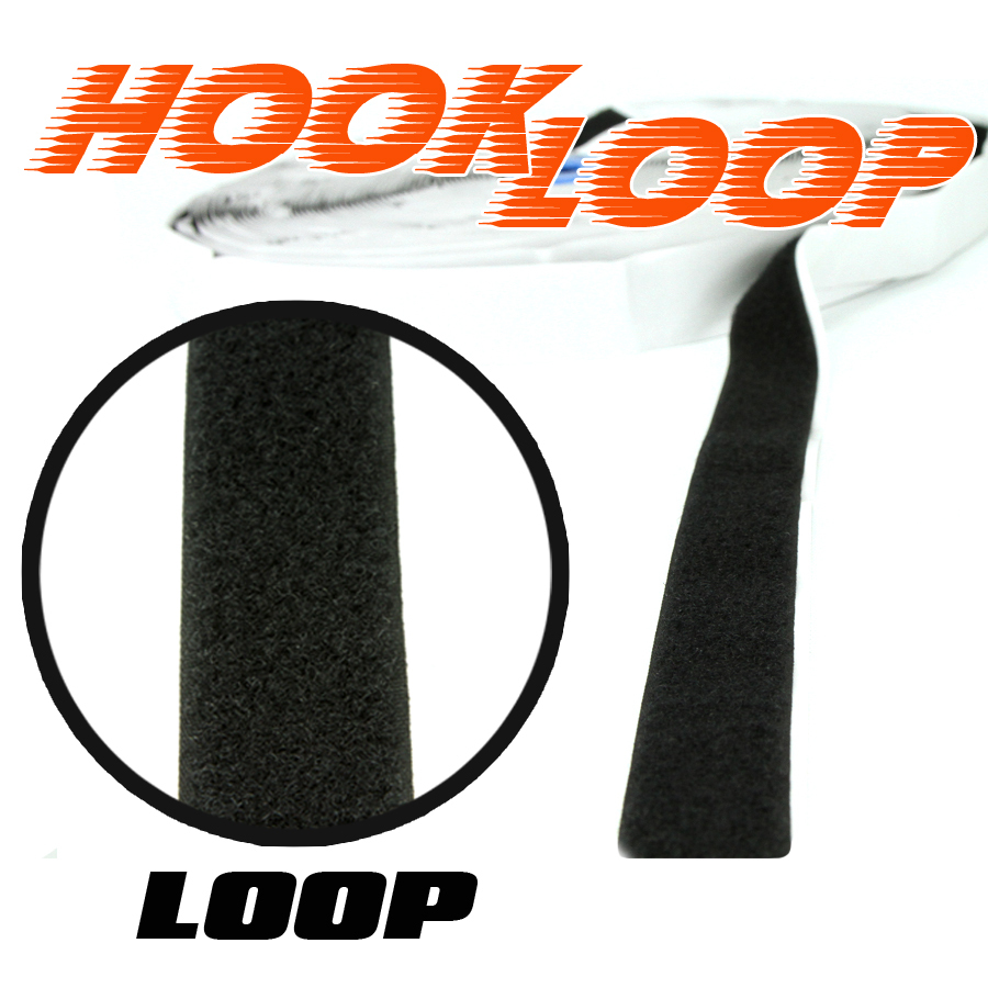 25mm 50mm Heavy Duty Adhesive Sticky Back Hook & Loop Fastening Tape ...