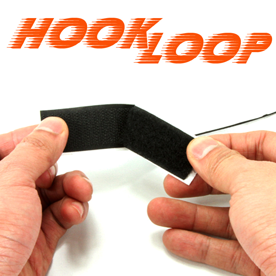 25mm 50mm Heavy Duty Adhesive Sticky Back Hook & Loop Fastening Tape ...