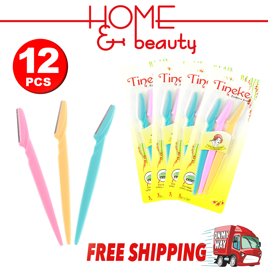 Facial Eyebrow Razor Trimmer Shaper Shaver Blade Knife Hair Remover ...