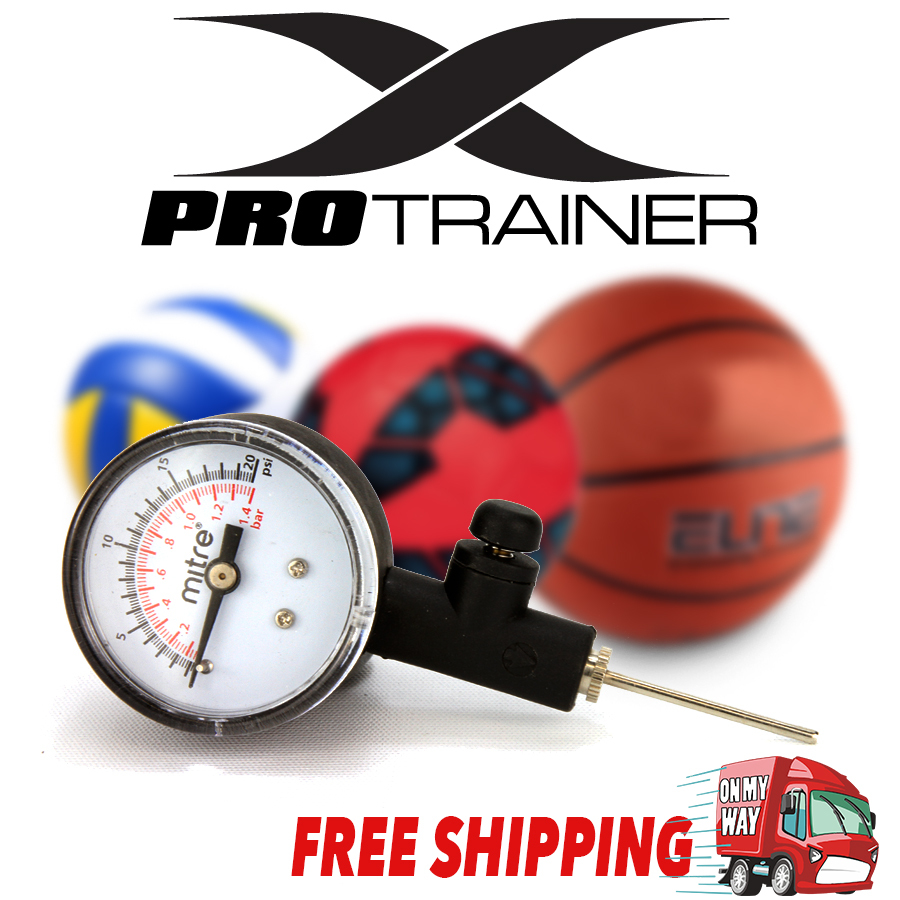 Dial Type Ball Pressure Gauge For Football Soccer Rugby Basketball ...