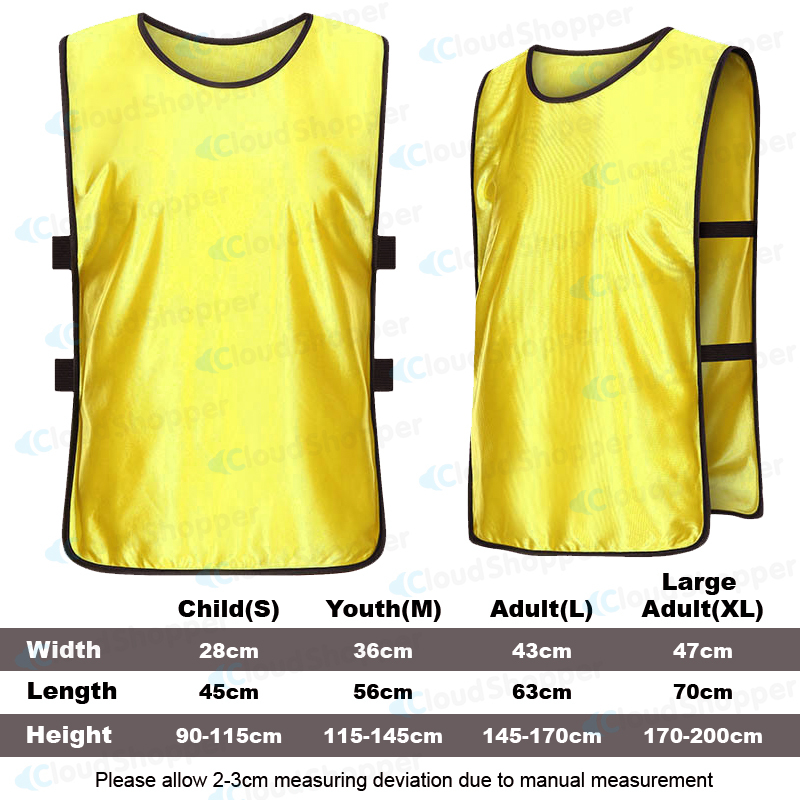 Sports Training Bibs Soccer Vests Group Team Bibs Basketball Cricket ...