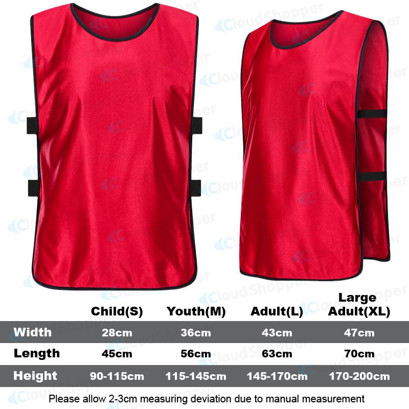 Sports Training Bibs Soccer Vests Group Team Bibs Basketball Cricket ...